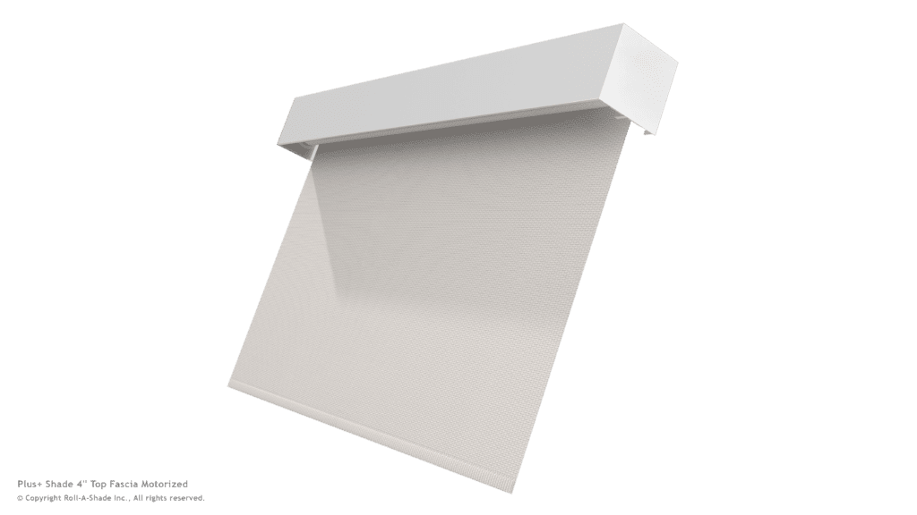 Plus+ Shade 4'' Bottom Fascia Manual and Motorized - Roll-A-Shade