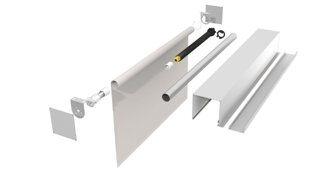 5" Pocket Single Shade Manual and Motorized - Roll-A-Shade