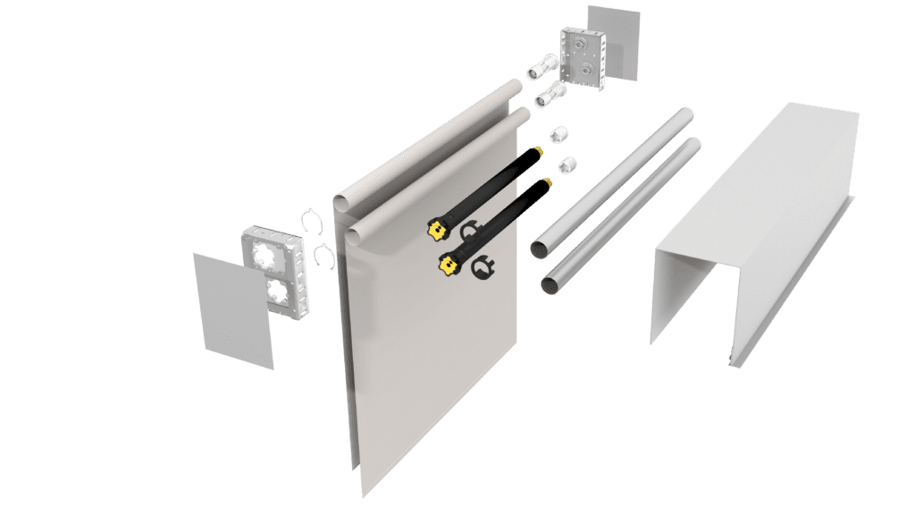 7"x 9" Pocket Dual Shade Manual and Motorized - Roll-A-Shade