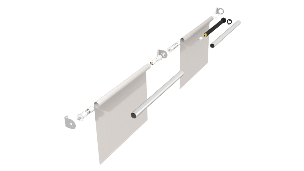 Open Roll & Motorized - Roll-A-Shade